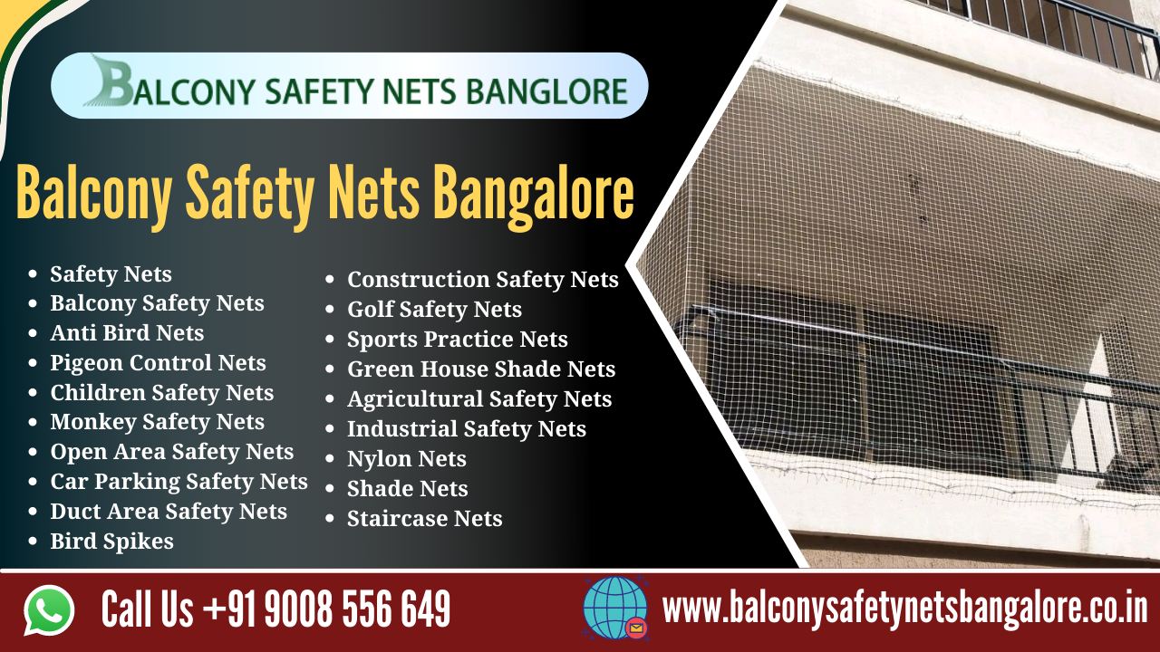 Balcony Safety Nets Bangalore - Honeysoftsolutions.net